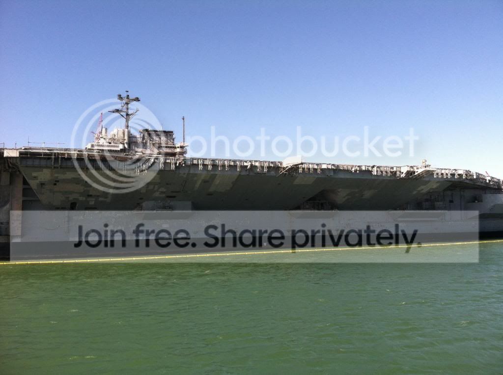 The USS Forrestal at her final port. *The pics are in* **More pics ...