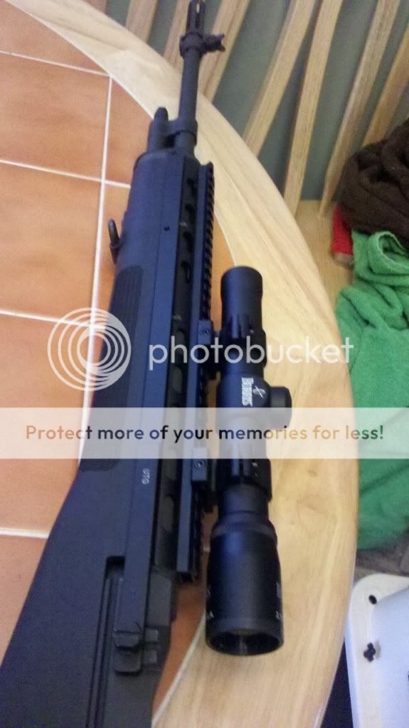 the new rail and scope on the springfield m1a...with pics > M1 / M14 ...